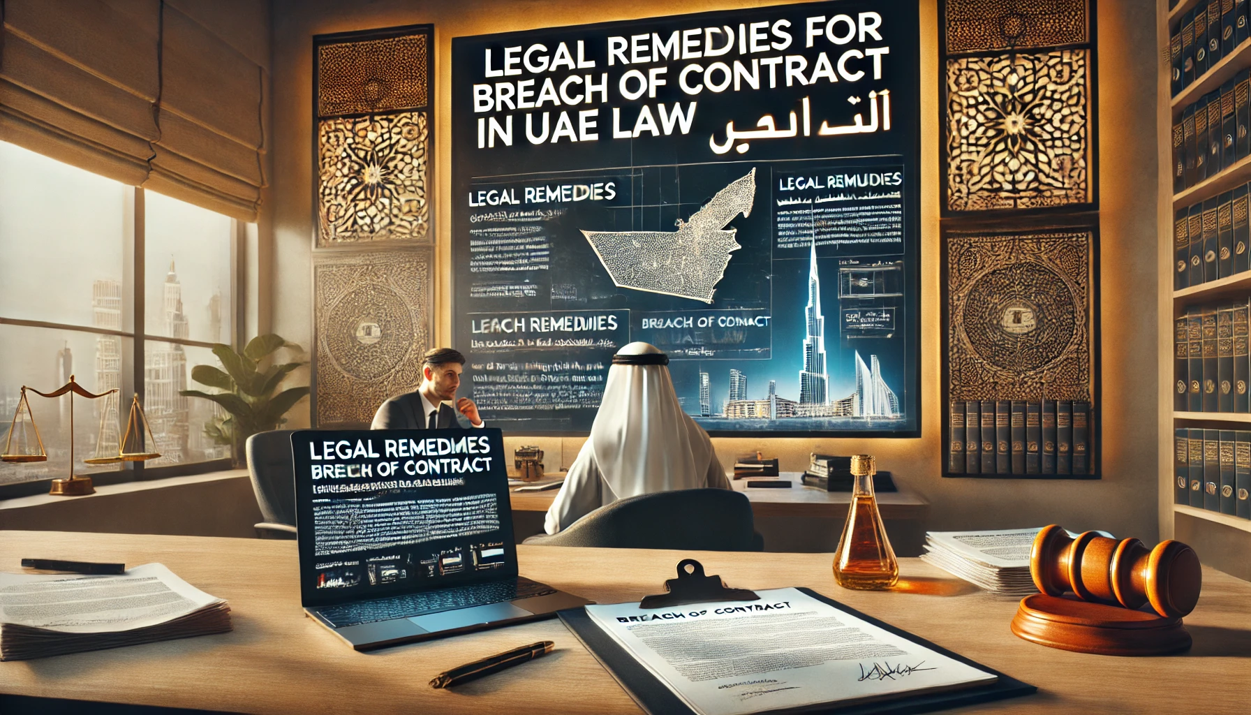 Breach of contract: legal remedies. according to UAE Law - Hossam Zakaria