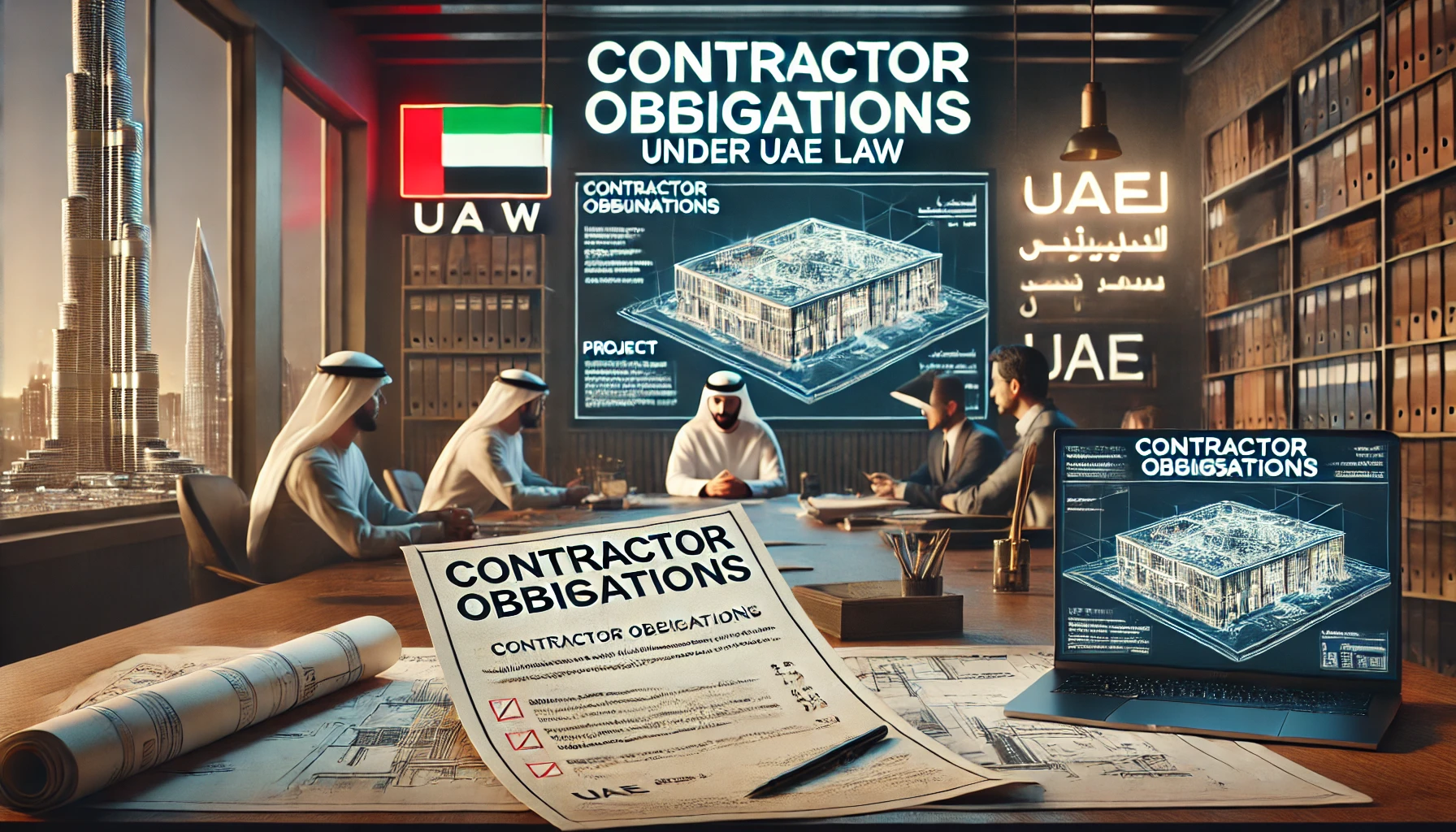 Contractor obligations under UAE law - Hossam Zakaria