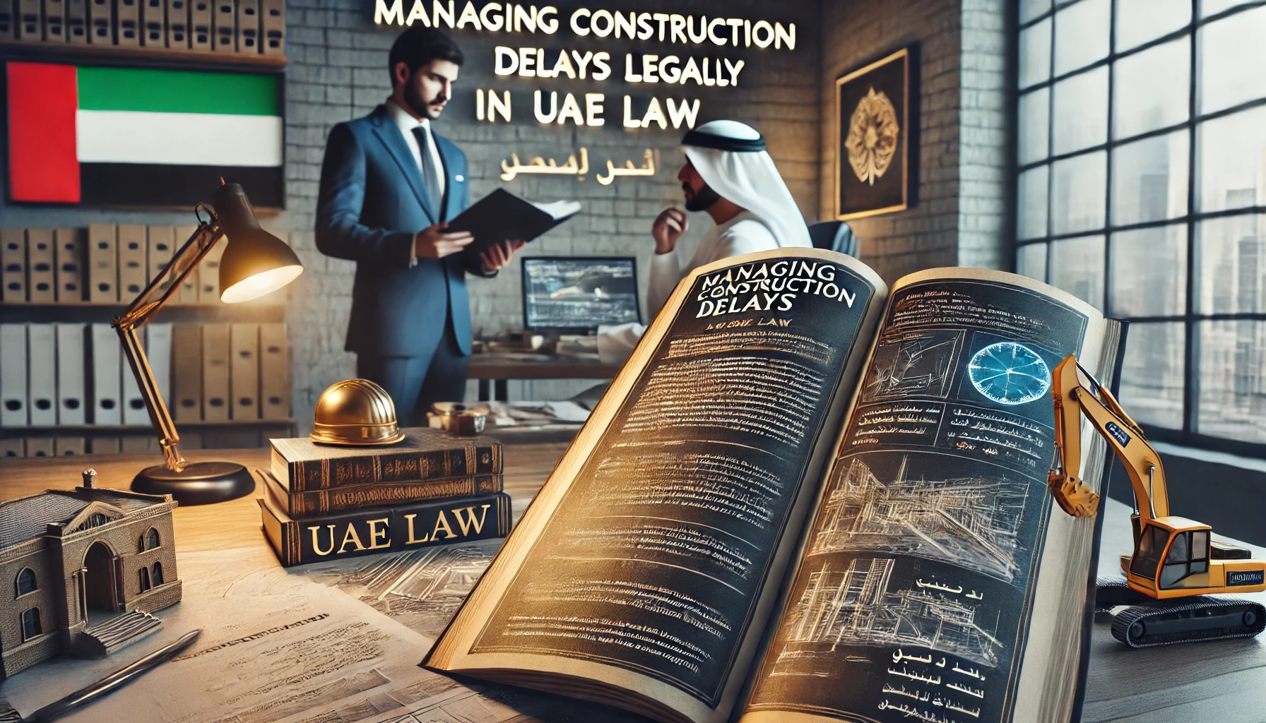 Managing construction delays legally. according to UAE Law - Hossam Zakaria