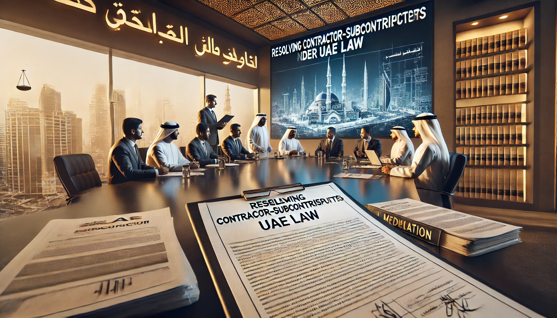 Disputes Between Contractors & Subcontractors: UAE Law - Hossam Zakaria