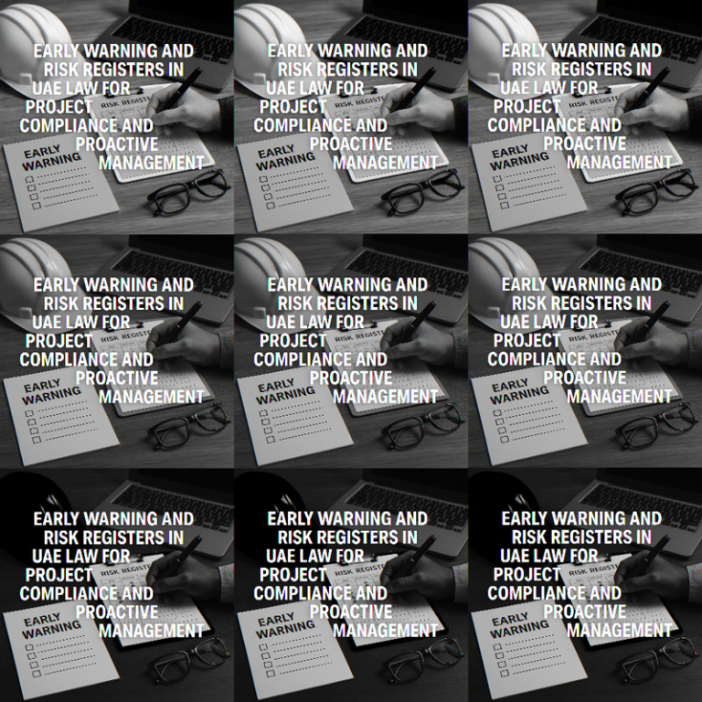 Early Warning and Risk Registers in UAE Law for Enhanced Project ...