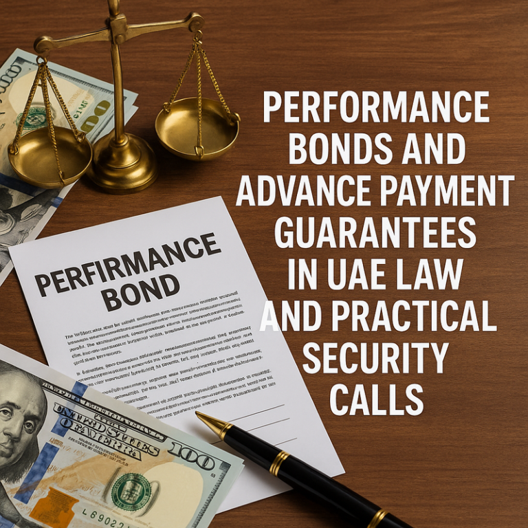 Performance Bonds and Advance Payment Guarantees in UAE Law and ...