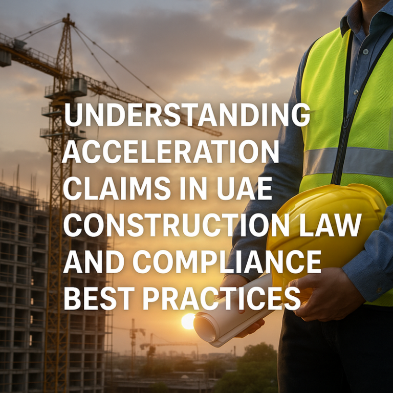 Understanding Acceleration Claims in UAE Construction Law and Compliance Best Practices - Hossam ...